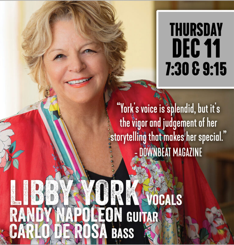 Libby York | Dec 11, 2025 – Jazz in the Crawlspace